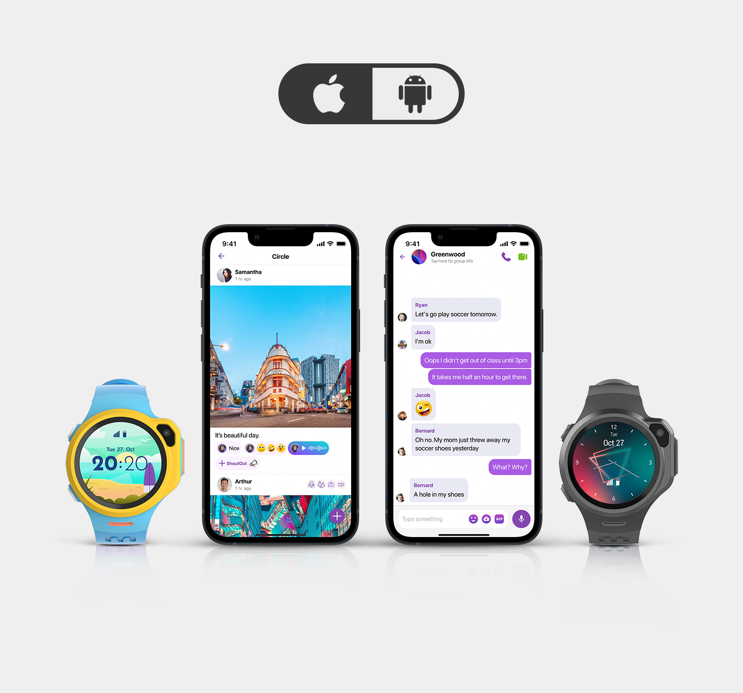 Smartwatch Phone for Kids With GPS & Video Call - myFirst R1